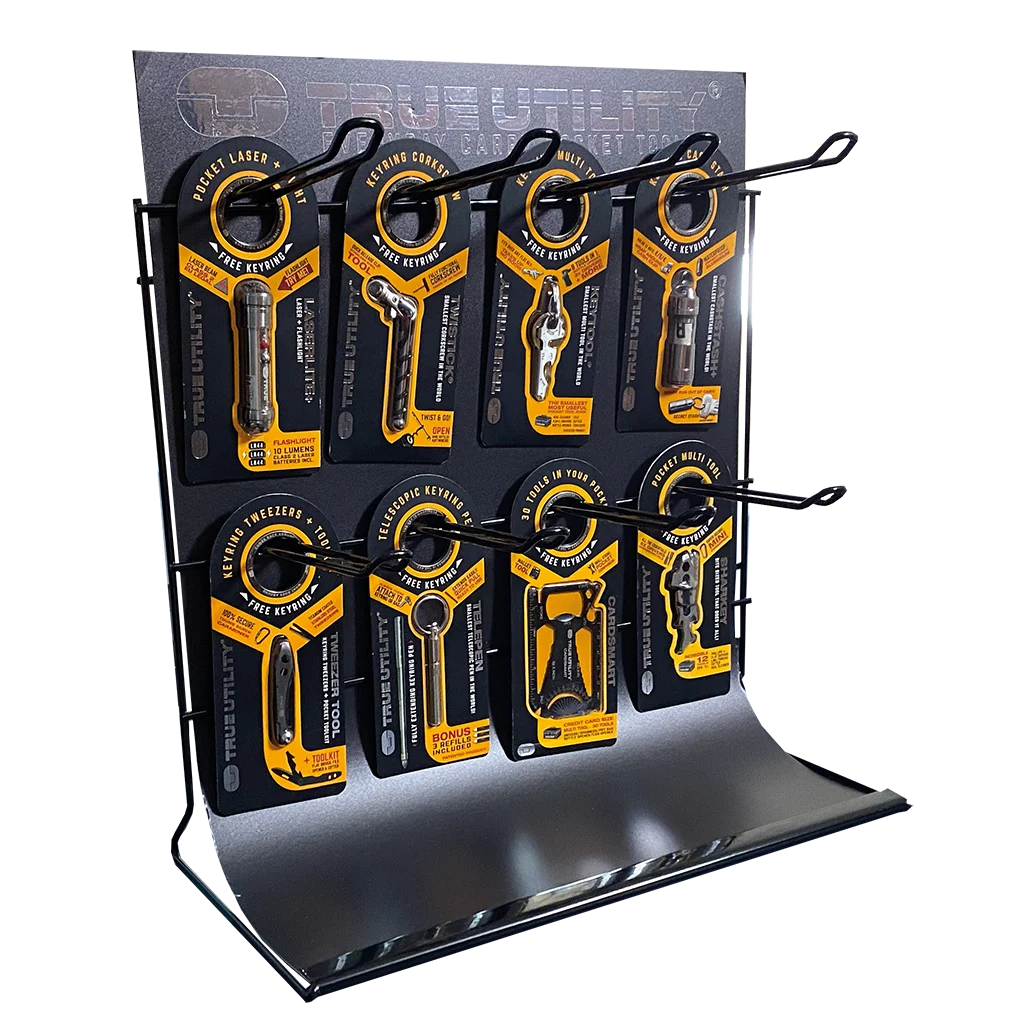 8 Hook Counter top Display Unit - Miriad Quest Leisure